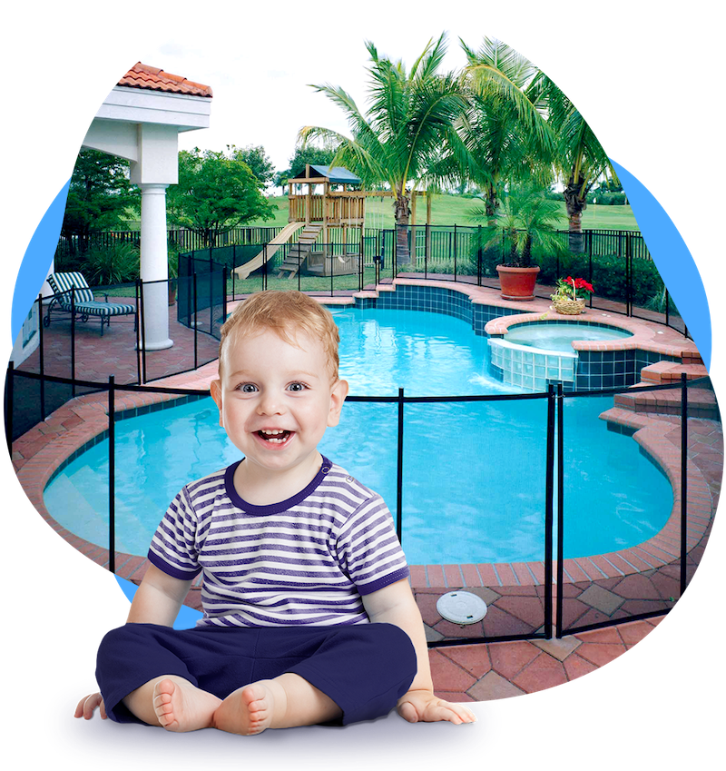 Bay Area CHILD GUARD Removable Pool Safety Fences